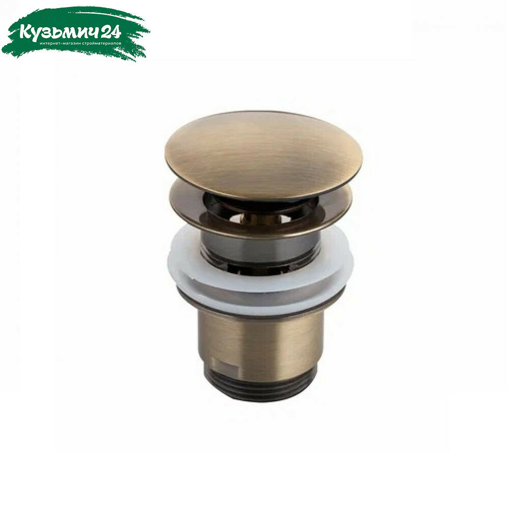 Донный клапан Frap F60-4 с переливом, бронза