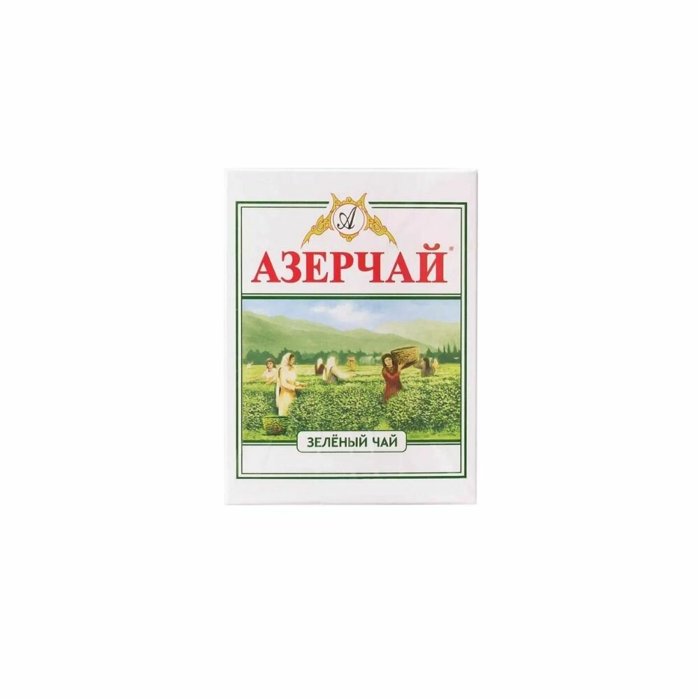 Азерчай Чай зеленый, листовой, 100 г