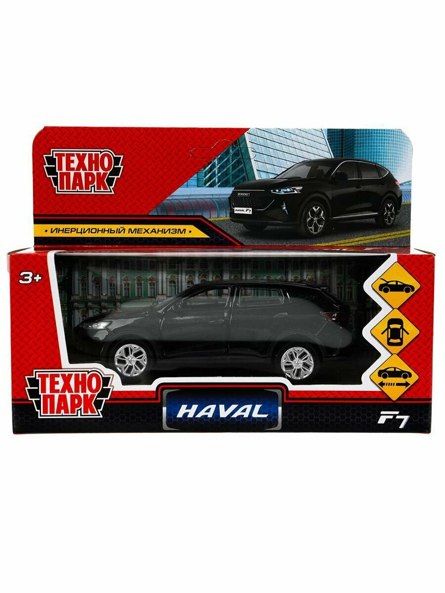 Технопарк Машина Haval F7 12 см черный металл