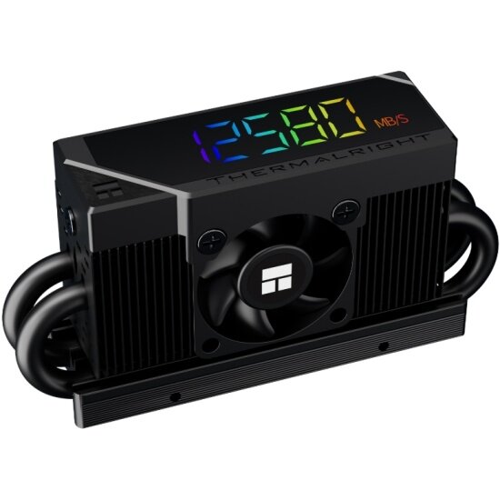 Кулер для M.2 SSD Thermalright HR-10 2280 PRO Digital BLACK (TRHR10.2280. PRO. D. B)