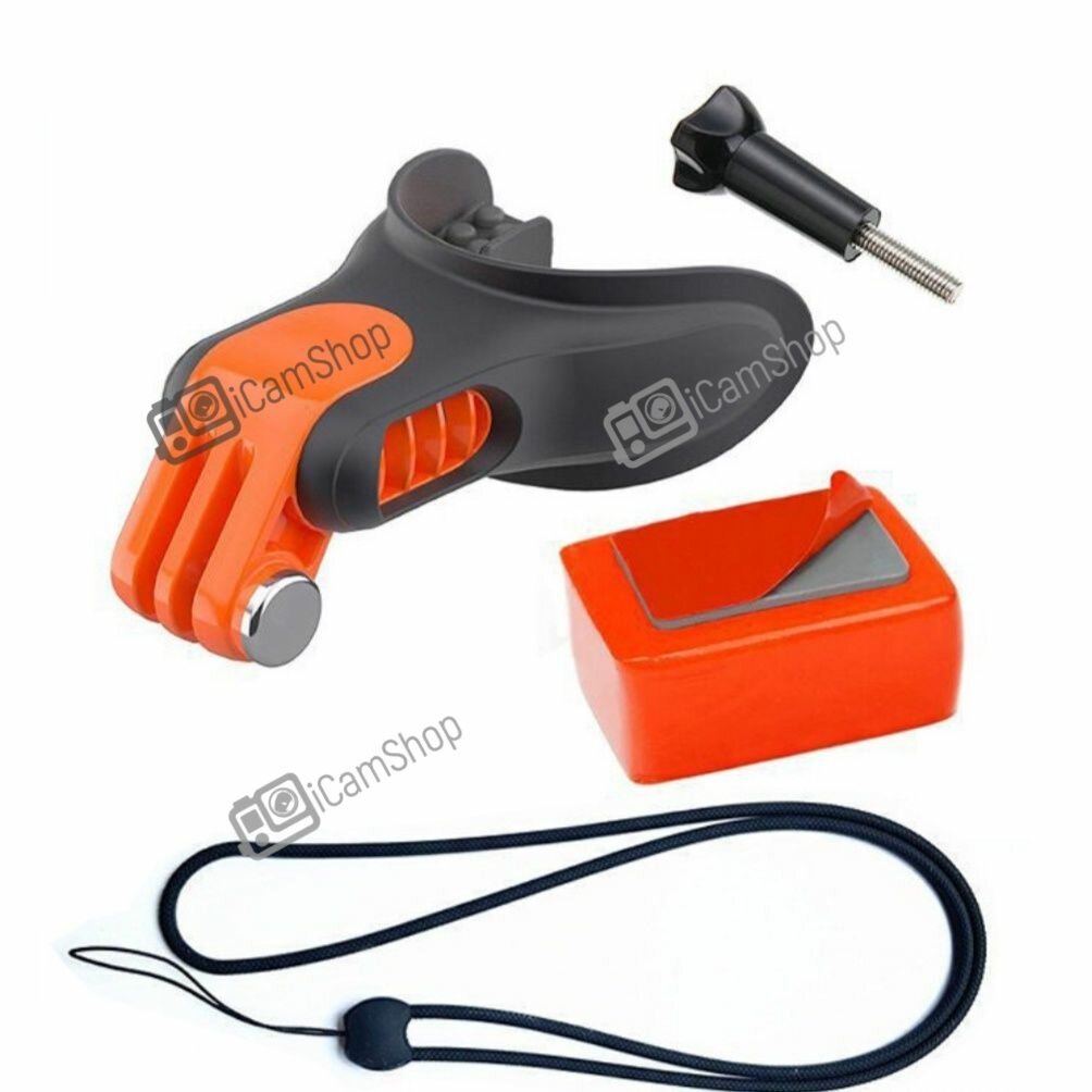 Капа / загубник для крепления в рот экшен камер GoPro, DJI, Insta360