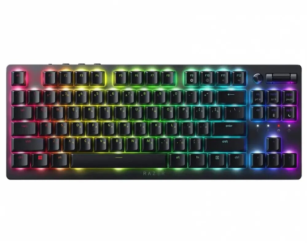 Клавиатура Razer DeathStalker V2 Pro TKL, USB, Bluetooth/Радиоканал, черный [rz03-04370800-r3r1]