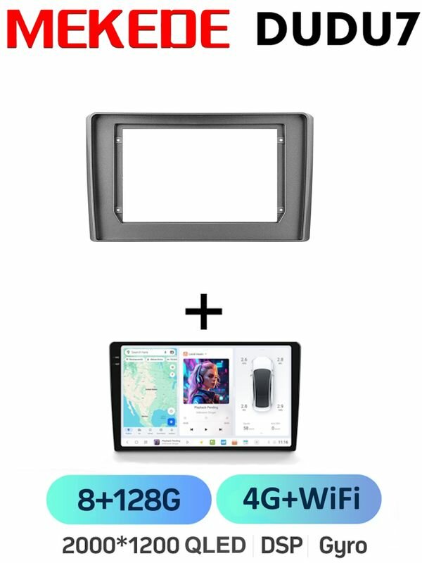 Магнитола Mekede DUDU7 8/128 Gb для Honda Element YH 2002-2011 carpay Android