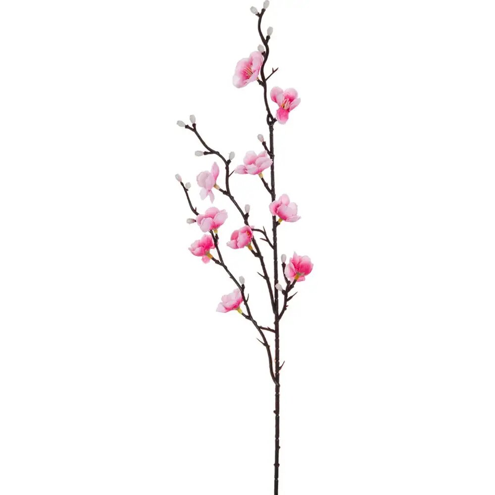 Искусственная веточка сакуры из шелка smr Розовый, 1pc, Pink