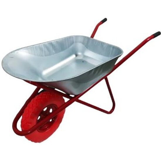 Тачка строительная Lwi 110 л, 200 кг, одноколесная (110ПУ)