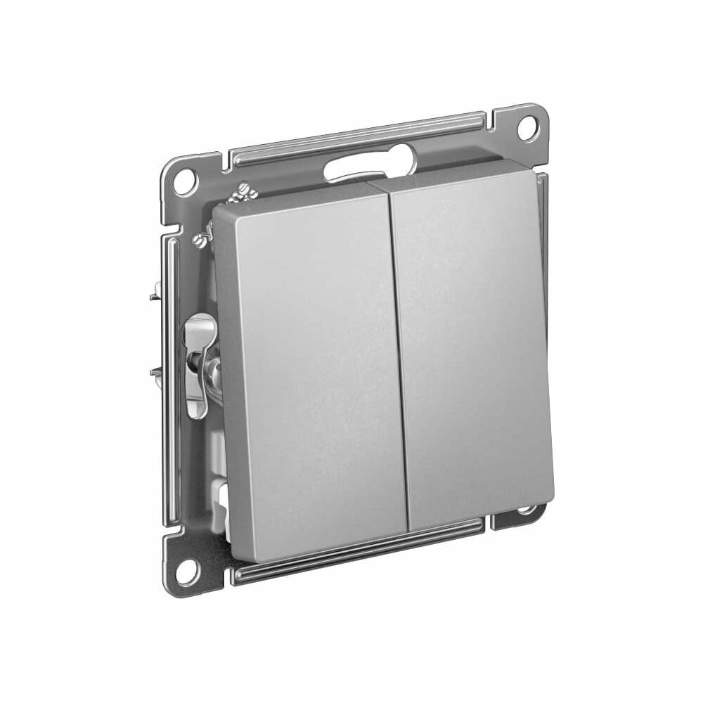 Двухклавишный выключатель Systeme Electric ATLASDESIGN