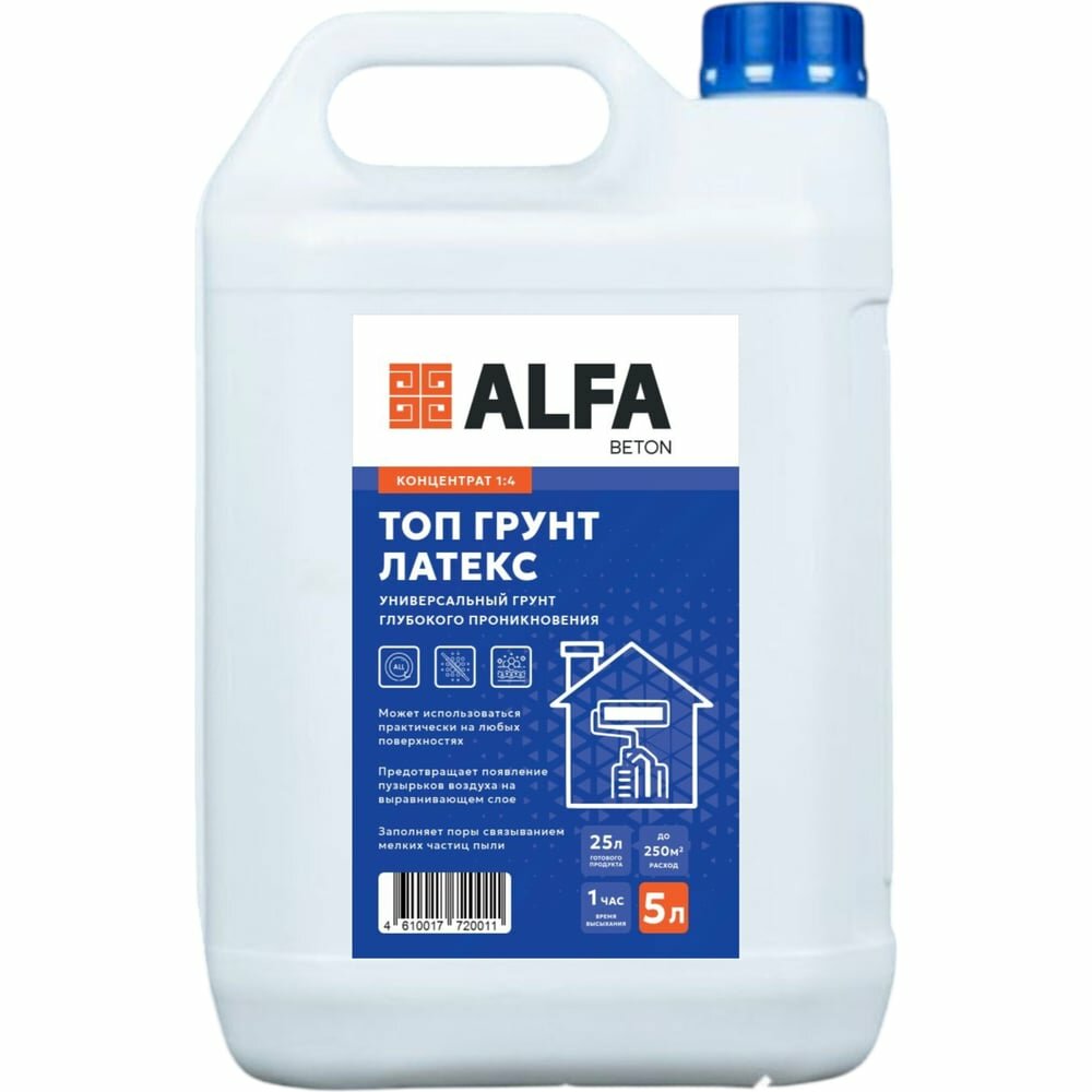 Топ грунт AlfaBet Латекс