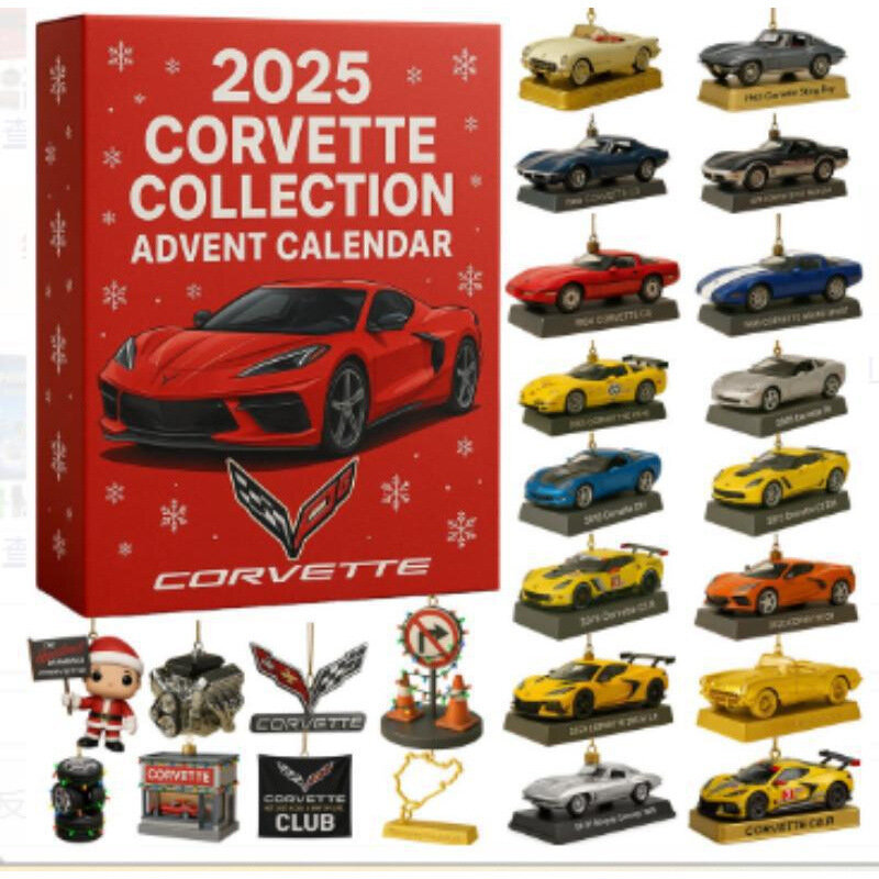 Кросс-бордер новый продукт Календарь адвента для любителей кошек 2025 Календарь адвента для энтузиастов кошек Слепая коробка