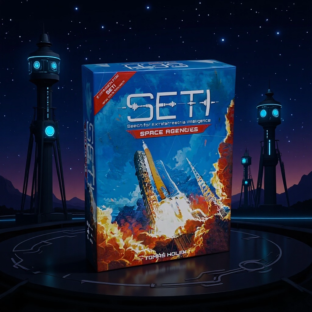Настольная игра "SETI: Space Agencies", английская версия, 2026 г.