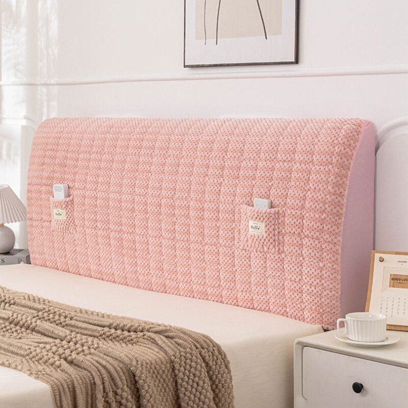 Заводская простая накидка на кровать в стиле INS, утолщенная универсальная обертка, мягкая спинка кровати, пылезащитный чехол, оптовая продажа накидки на спинку кровати
