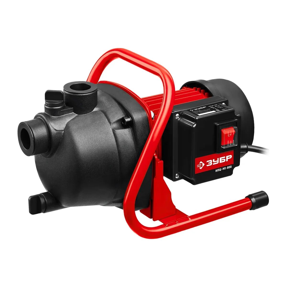 Насосная станция ЗУБР НПЦ-М1-800 800 Вт, поверхностный, черный/красный