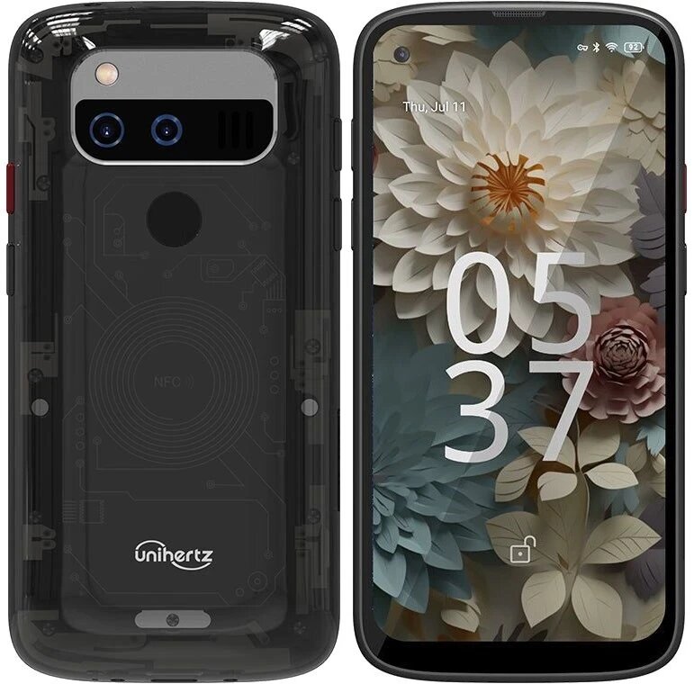 5.05" Смартфон Unihertz Jelly Max 12/256 ГБ, 1520x720, IPS, 60 Гц, 5G, 4000 мА*ч, черный
