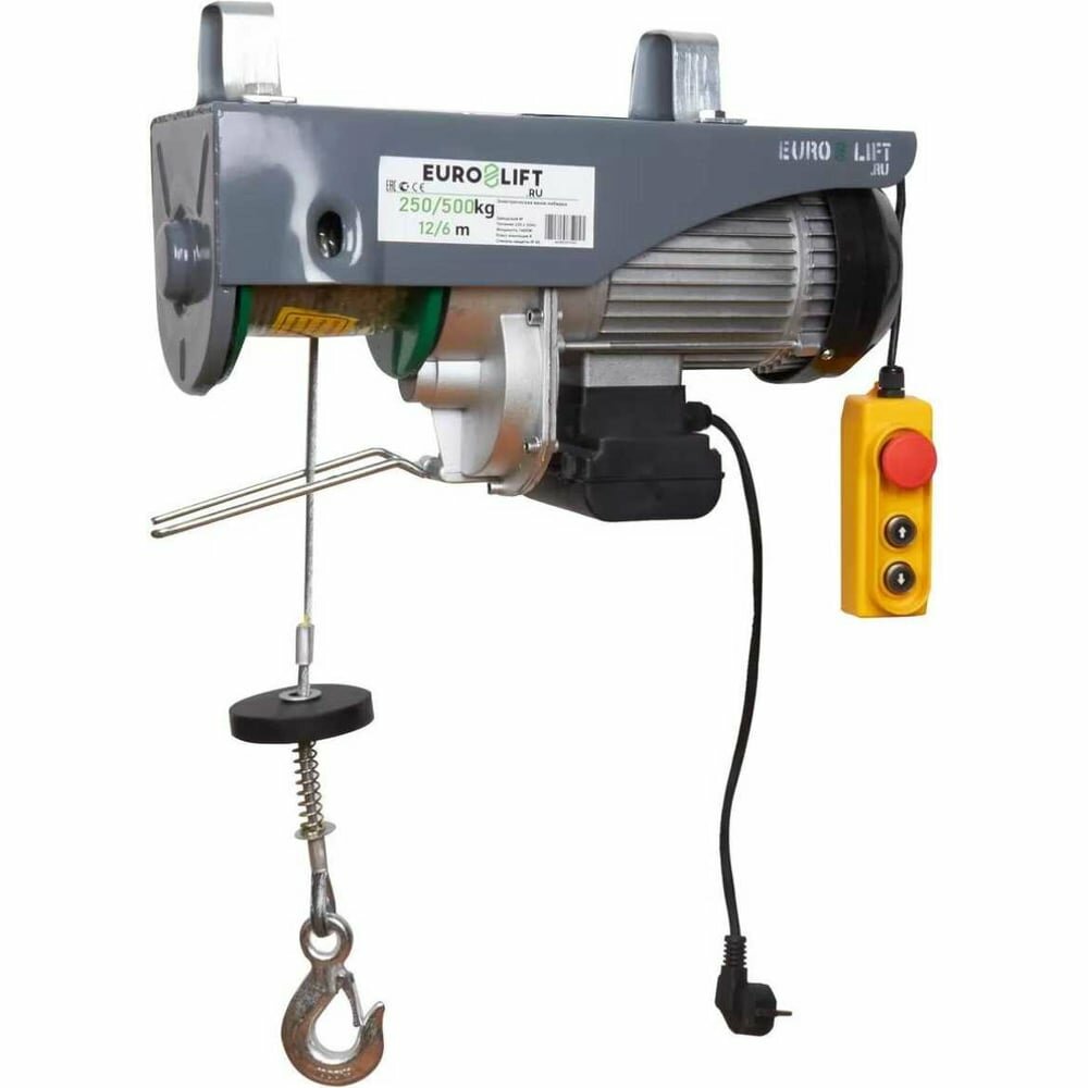 Электрическая стационарная лебедка EURO-LIFT РА-500А