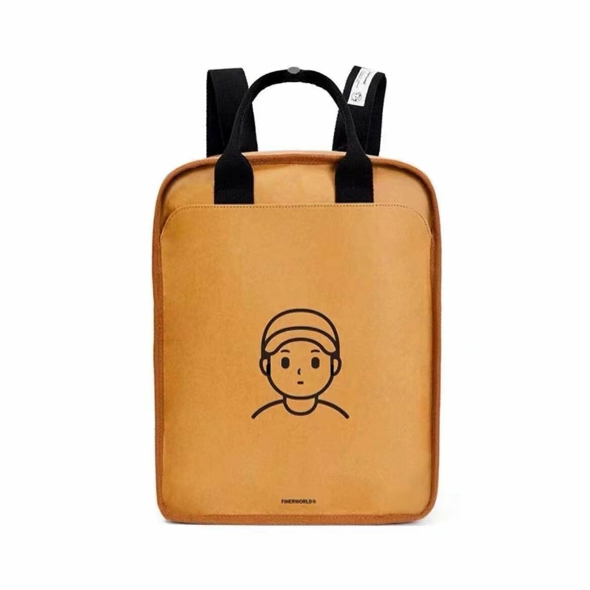 Стираемый крафт-бумага, популярный интернет-бренд, рюкзак для пары старшеклассников, национальный тренд, японский стиль, легкий ретро школьный рюкзак для мужчин и женщин