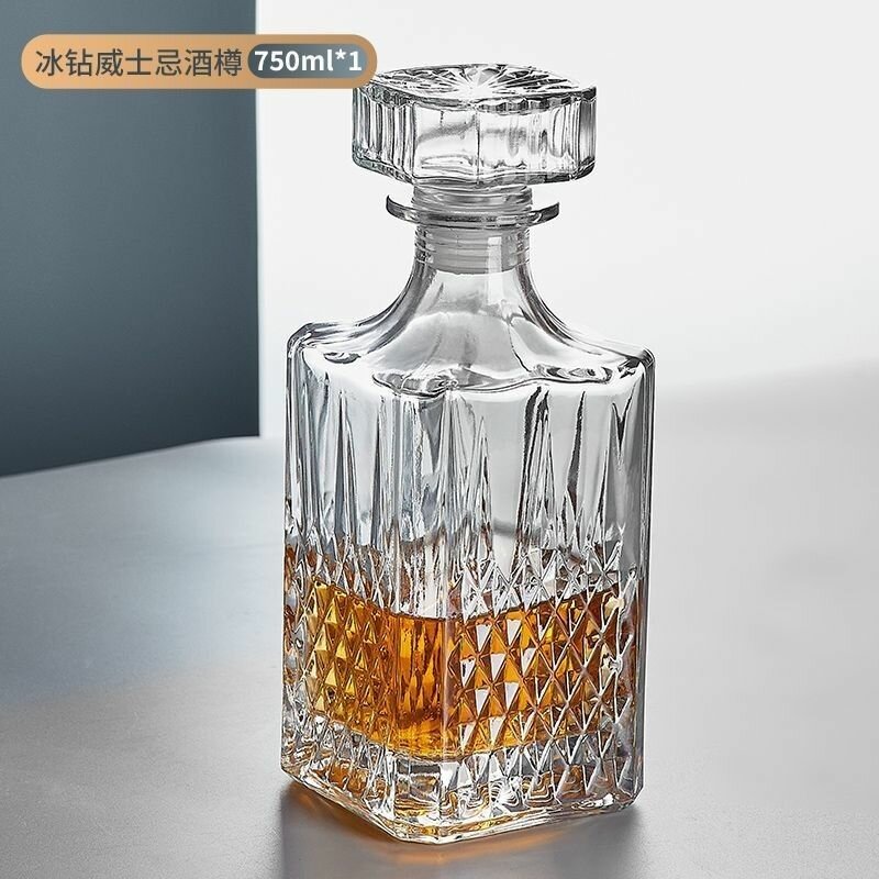 Набор бокалов для виски и вина в европейском стиле, без свинца, хрустальный графин, графин для вина, винные принадлежности, винный кувшин, разделитель для вина