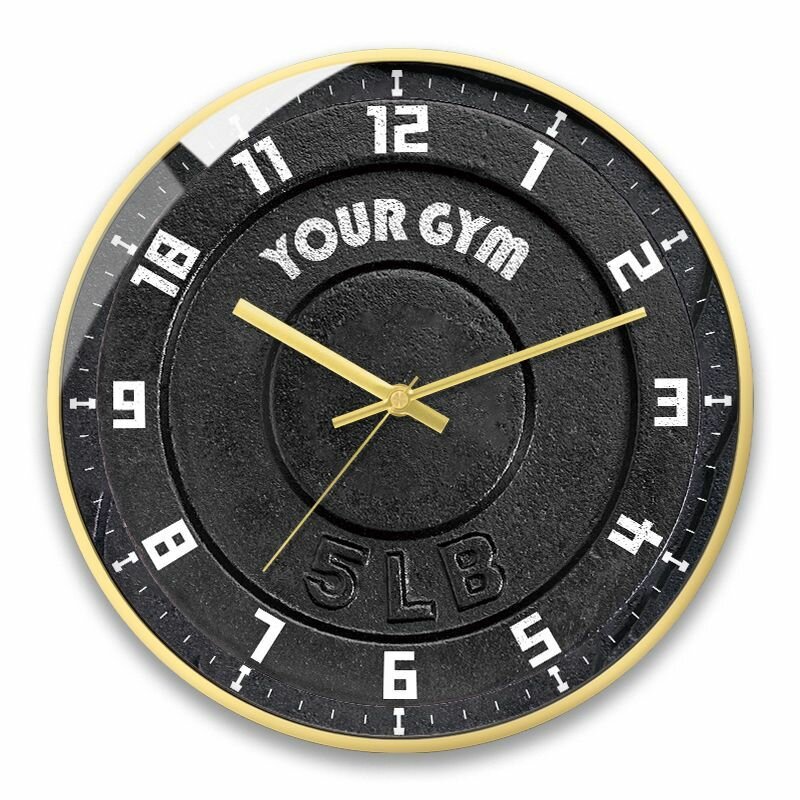 Часы для спортзала, набор весов, барная стойка, часы для гостиной, домашняя мода, вдохновляющие, креативные, бесшумные настенные часы, кварцевые часы