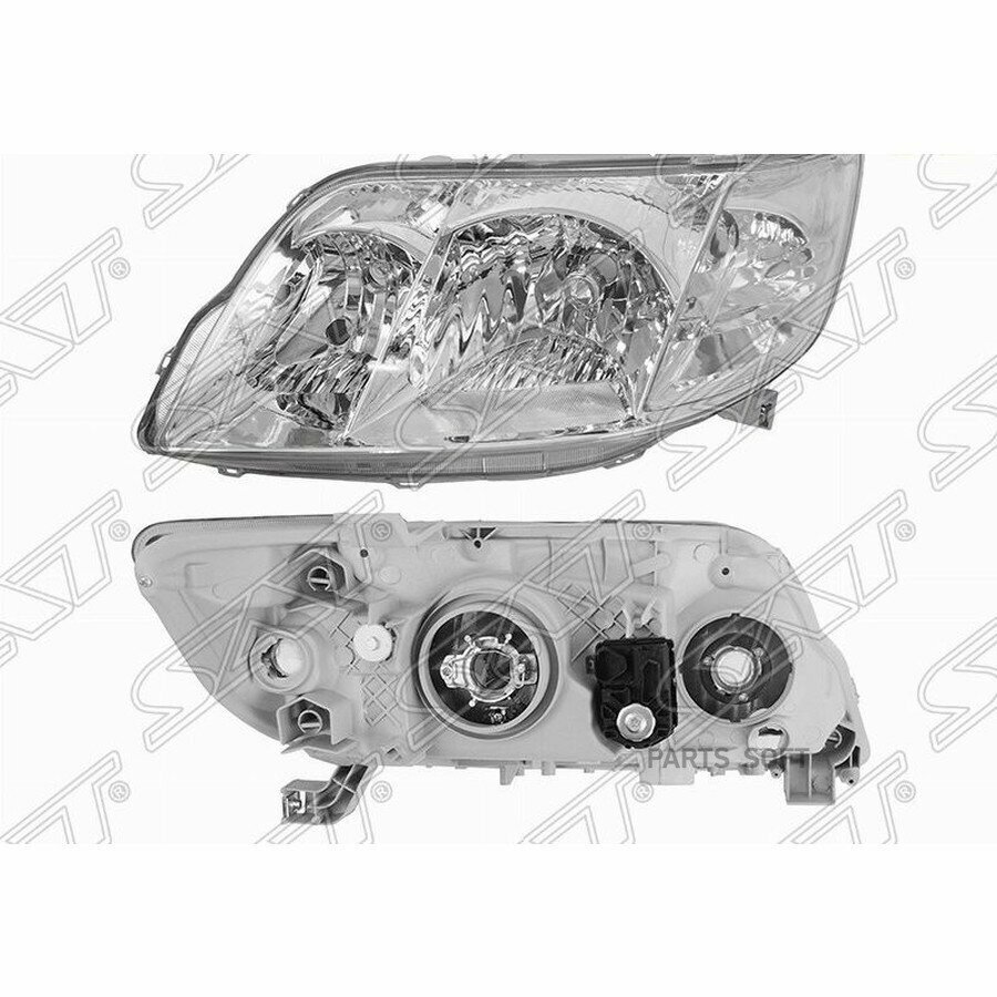 Фара Toyota Corolla Fielder (E120) 04-06 / Corolla JPN (E120) 04-07 (Слева/ Галоген/ под электрокорр от официального дистрибьютора, SAT, артикул ST21211G4L