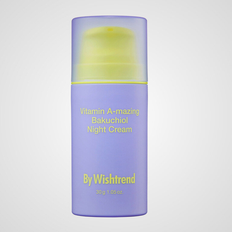 Крем для лица ночной ретинол и бакучиол 30 гр BY WISHTREND Vitamin A-mazing Bakuchiol Night Cream Крем 30 гр