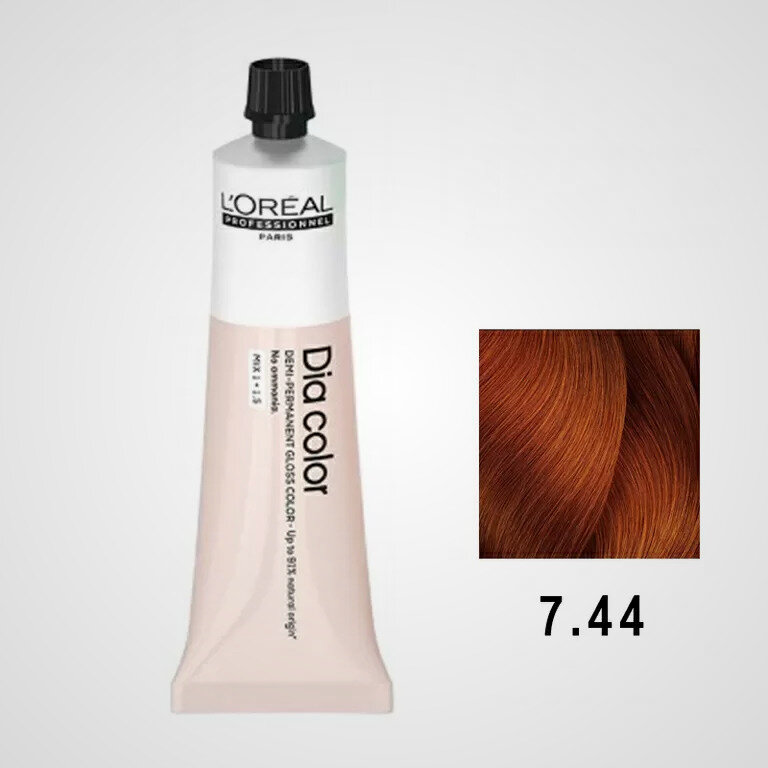 Краска для волос Dia Color 7.44 60 мл L'Oreal Professionnel Dia Color Краска 60 мл