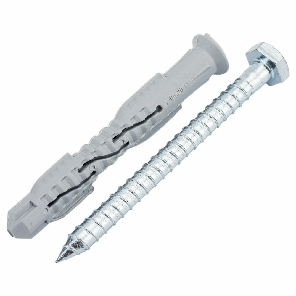 Фасадный дюбель креп-комп 10х80 (100 шт.)