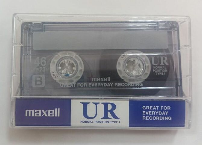 Аудиокассета для записи Maxell UR-46 Япония