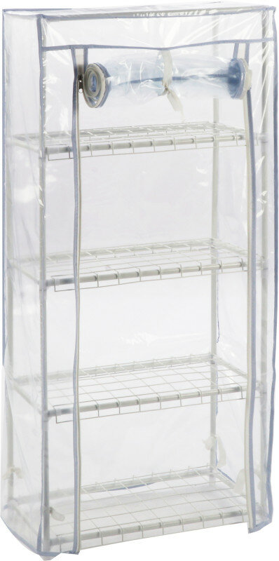 Парник 4 полки, высота 160 см, парниковая пленка, труба 12 мм