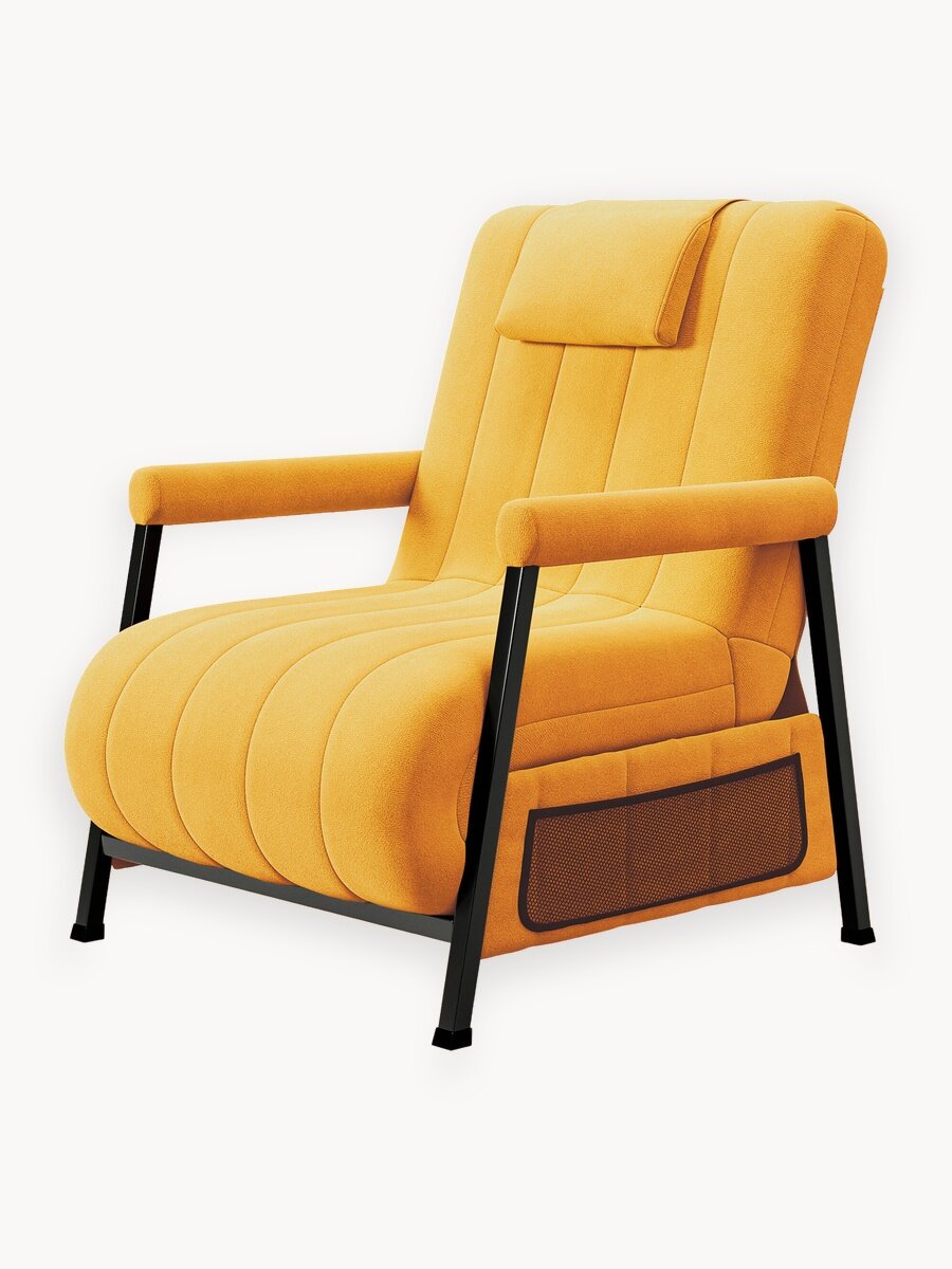 Кресло-кровать Акробат Люкс Блэк Бест 21 (независимый пружинный блок, стежка полоска)