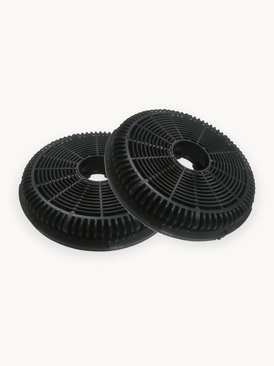 Угольный фильтр Korting KIT 0277, для вытяжки, 16x3,3 см, черный