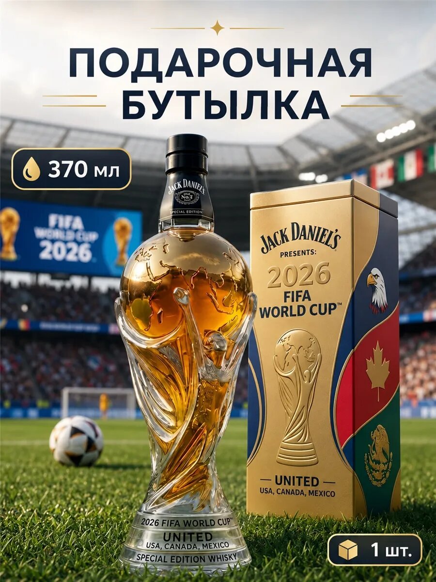 2026 FIFA World Cup рафин для виски в форме футбольного мяча