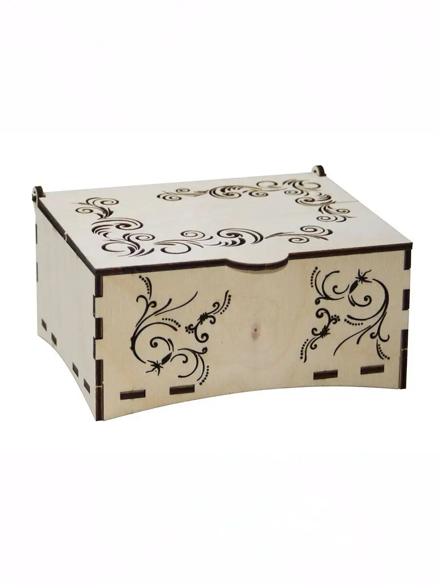 Деревянные заготовки Декупаж Коробочка 1 шт