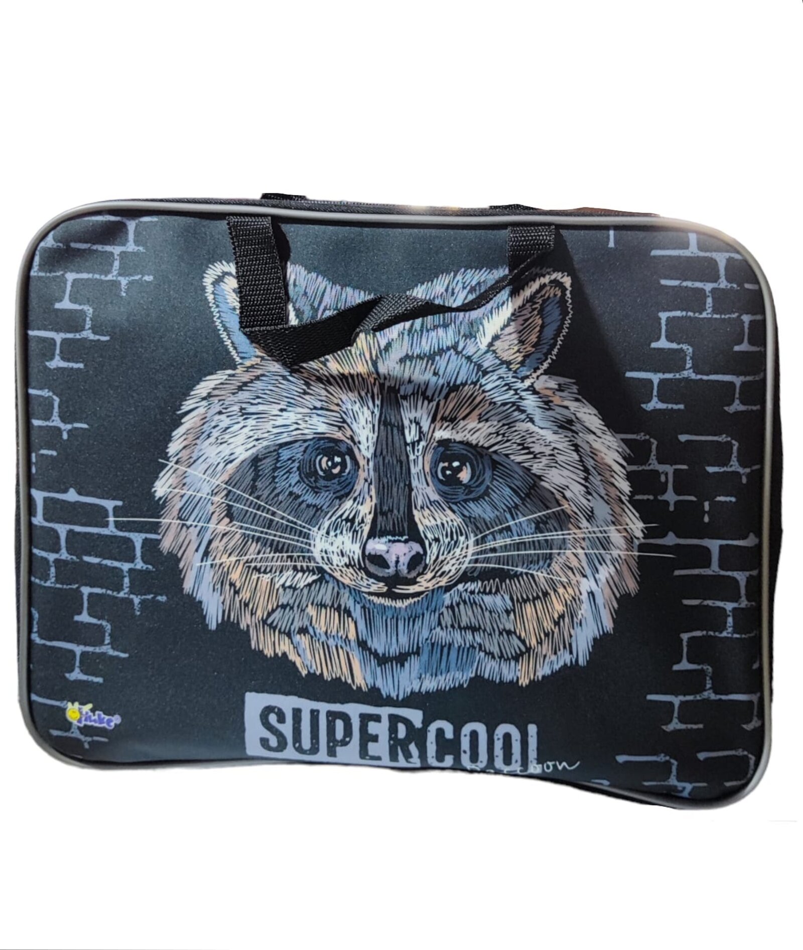 Папка-сумка с ручками А4 текстильная для тетрадей, труда, изо, 1 отделение 350*265*45мм