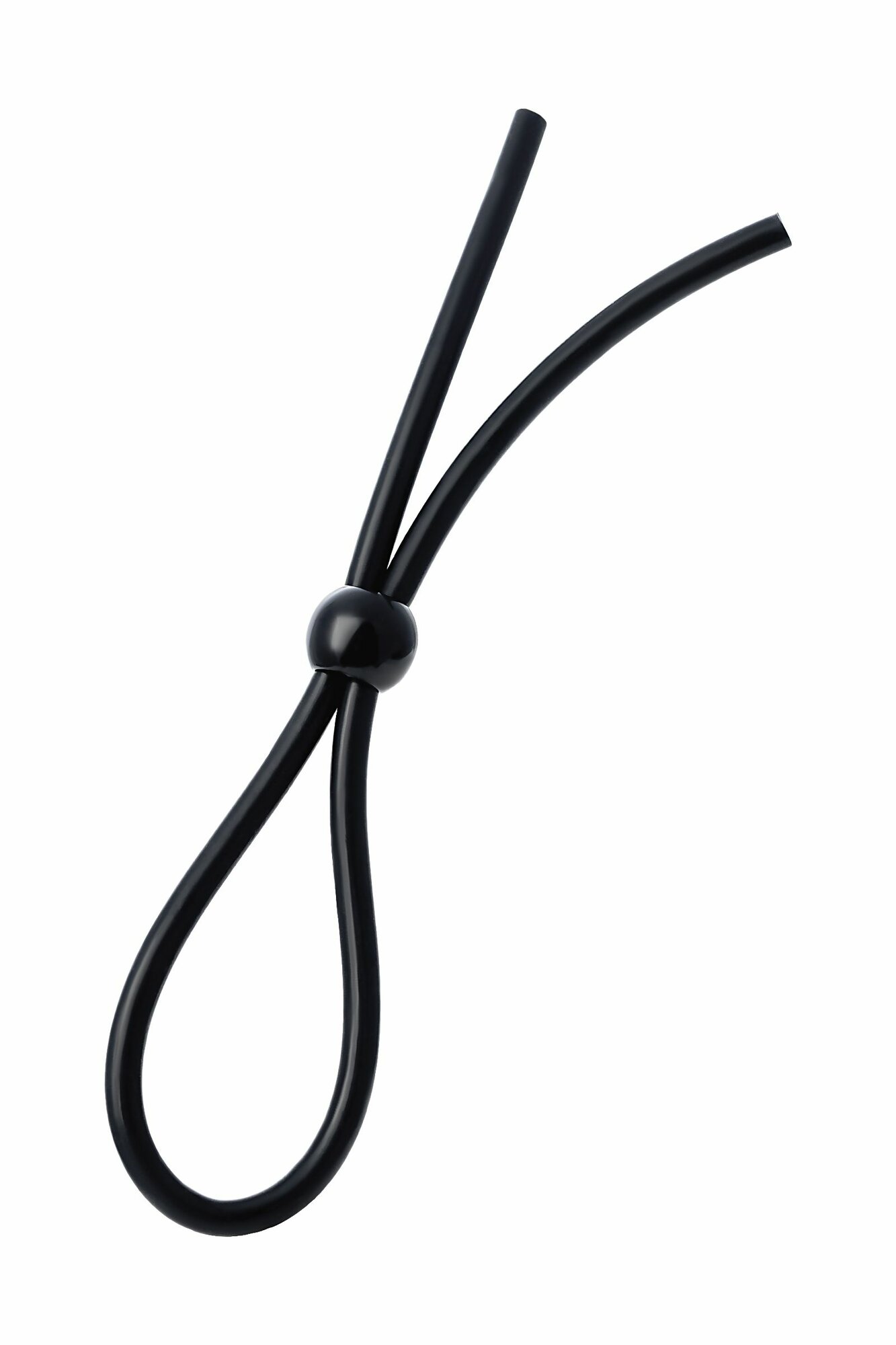 Лассо на пенис A-toys by TOYFA с одной бусиной, силикон, черное Toyfa Лассо на пенис A-toys by TOYFA с одной бусиной, силикон, черное