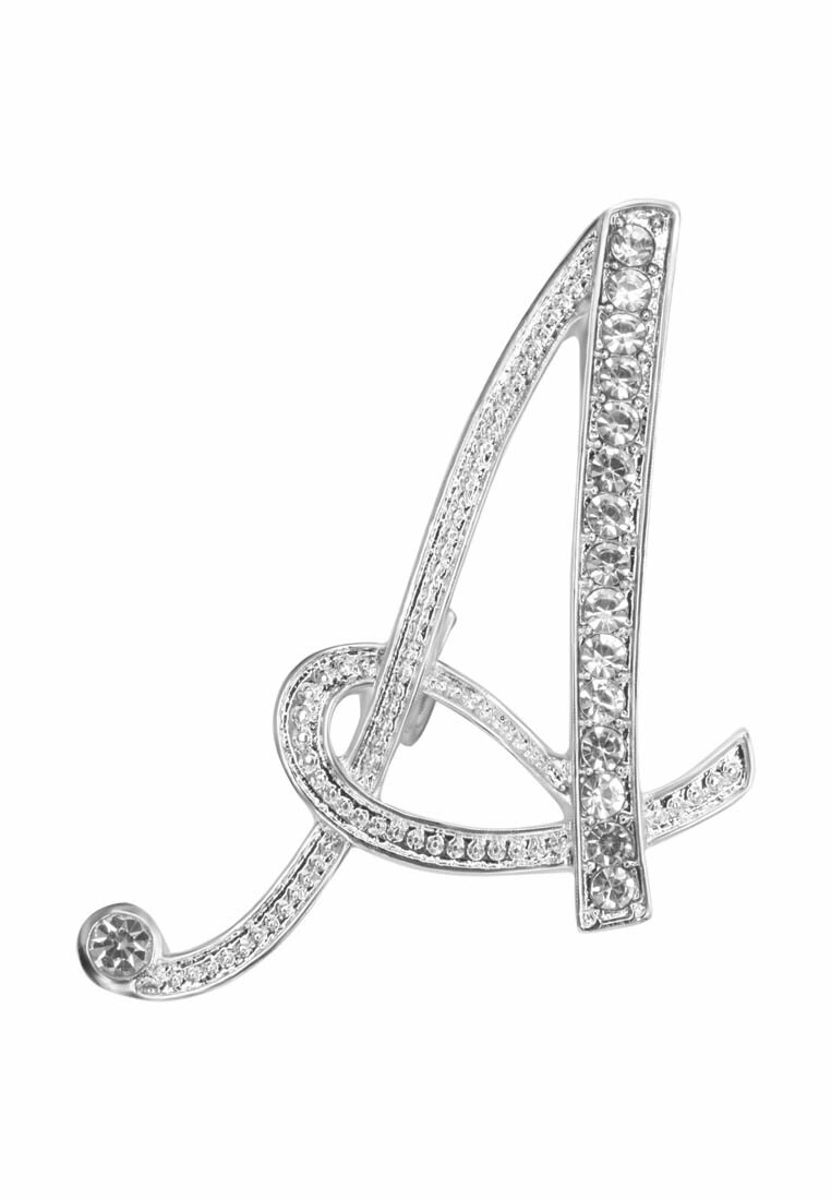 Брошь, стразы