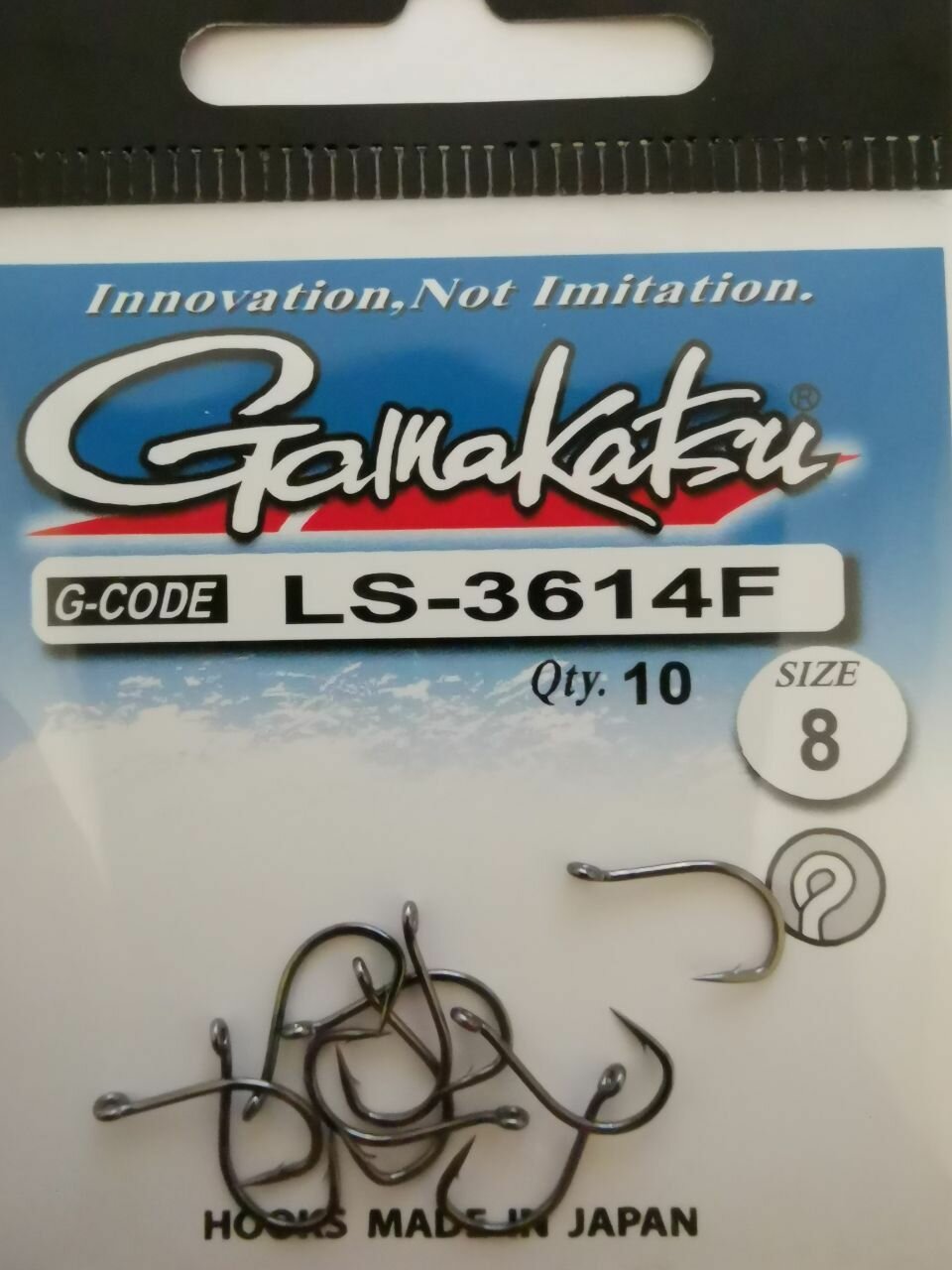 Крючки Gamakatsu LS-3614F №8 (10шт)