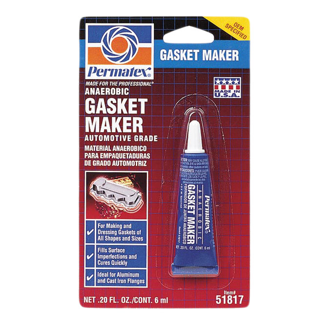 Формирователь прокладок анаэробный красный (от -50С до +150С) 6мл PERMATEX /1/12
