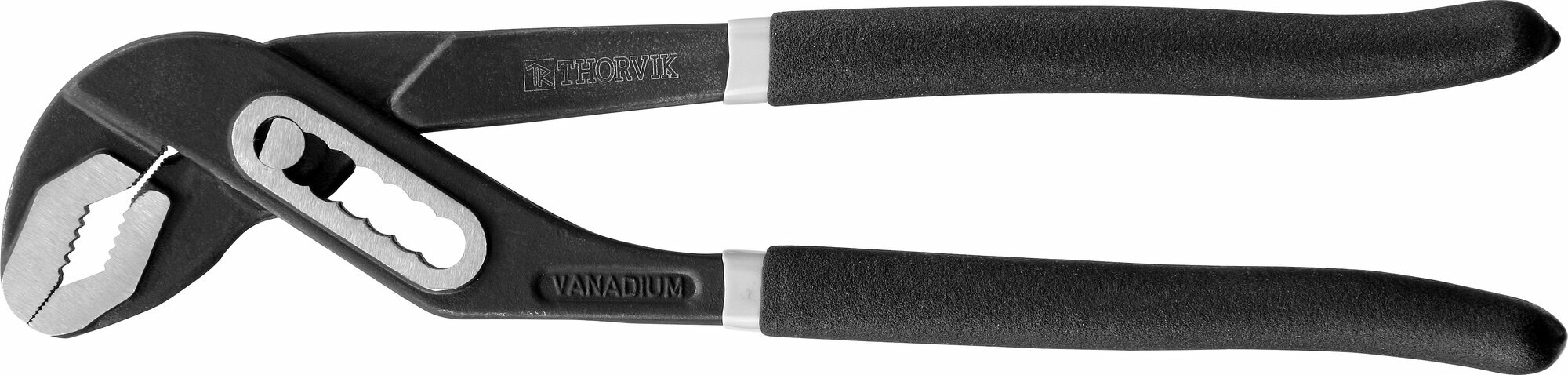 Клещи переставные с коробчатым захватом и ПВХ рукоятками, 300 мм, 0-44 мм, BJP0300, Thorvik