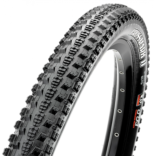 Покрышка Maxxis CrossMark II 29x2.25 TPI 60 сталь (TB96845100), цвет Чёрный