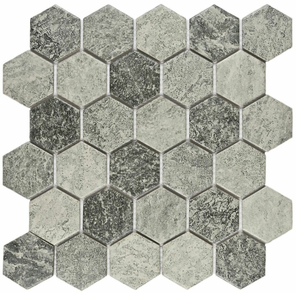 Мозаика из керамогранита Olmeto Grey (51х59) 271х282х6 мм (шт)