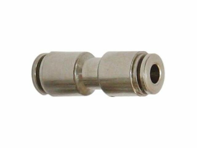 Фитинг прямой d4мм металлический (MPUC4) (ТОП авто)