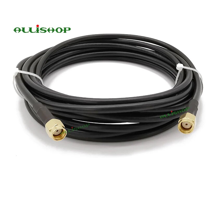 ALLiSHOP RP SMA Male Wifi Antenna Cable 1M-15M 12 Meters