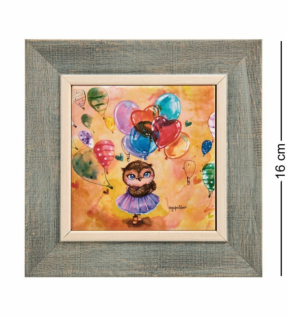 Панно керамическое 'Настроение праздника' 10х10