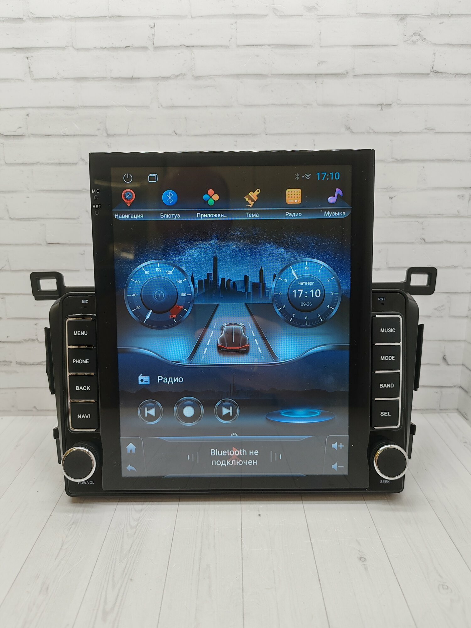 Магнитола андроид Tesla для Toyota Rav 4 2013-19г/ 8-ядер/4+64гб/sim-карта/Android-Auto/CarPlay