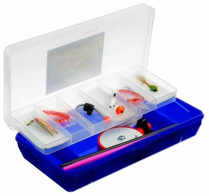 Рыболовный набор Тривол "Подарочный", для зимней рыбалки, спиннинг, балансир