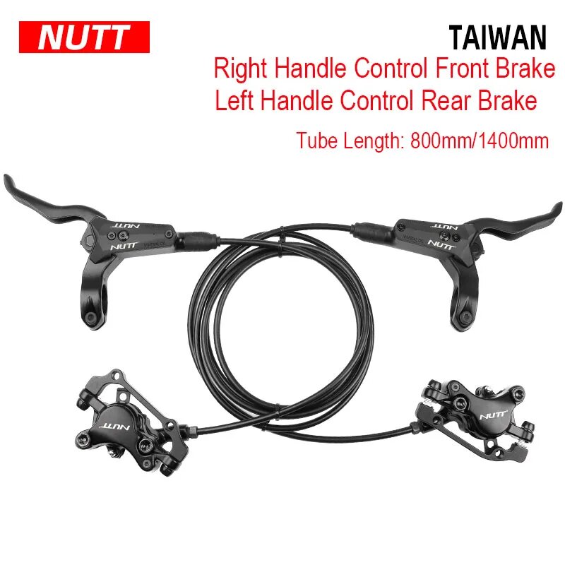 NUTT гидравлические дисковые тормоза A3A074 для MTB велосипеда 1 pair A