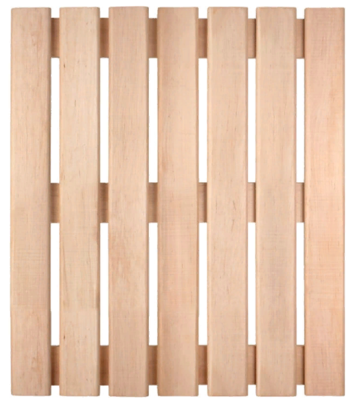 Решетка на пол 60x70см для бани и сауны липа(5)