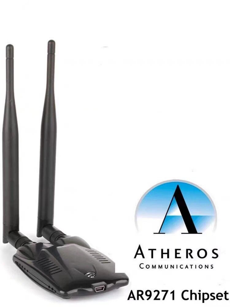 CHANEVE Беспроводной Wi-Fi адаптер Atheros AR9271 150Mbps Dual antenna