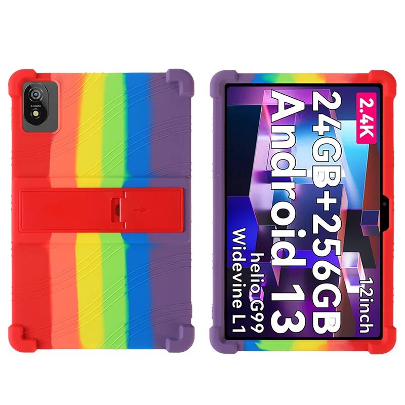 Силиконовый чехол для Blackview Tab 18 цветной