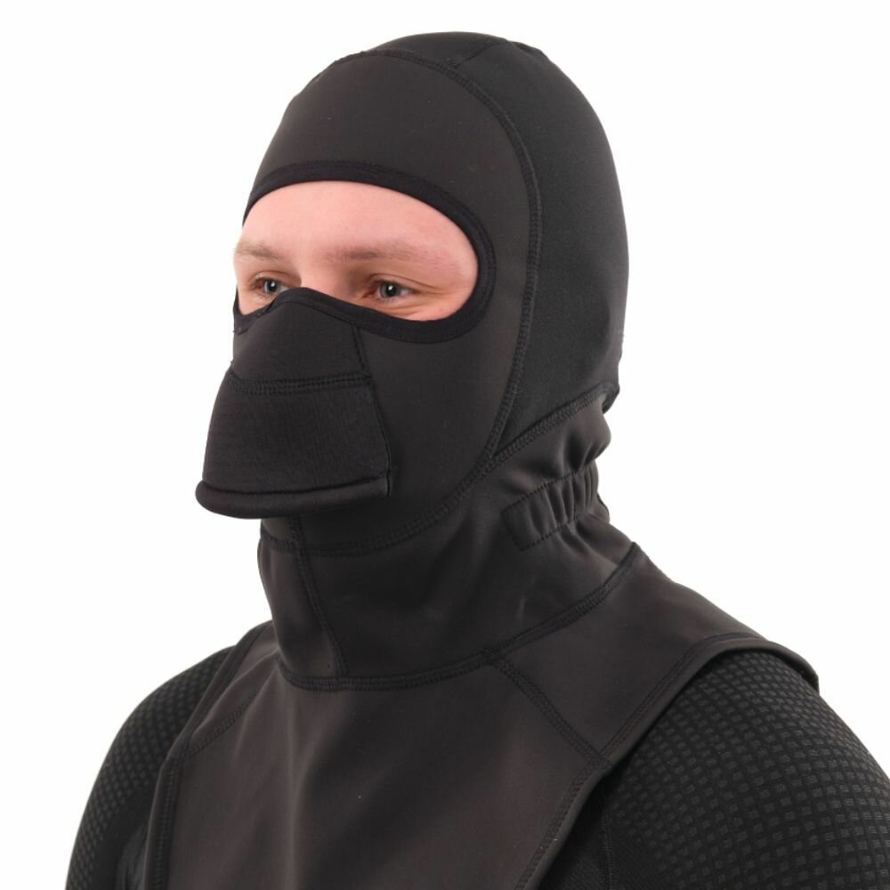 Зимний подшлемник, балаклава, Dragonfly Маунтин Proff черный