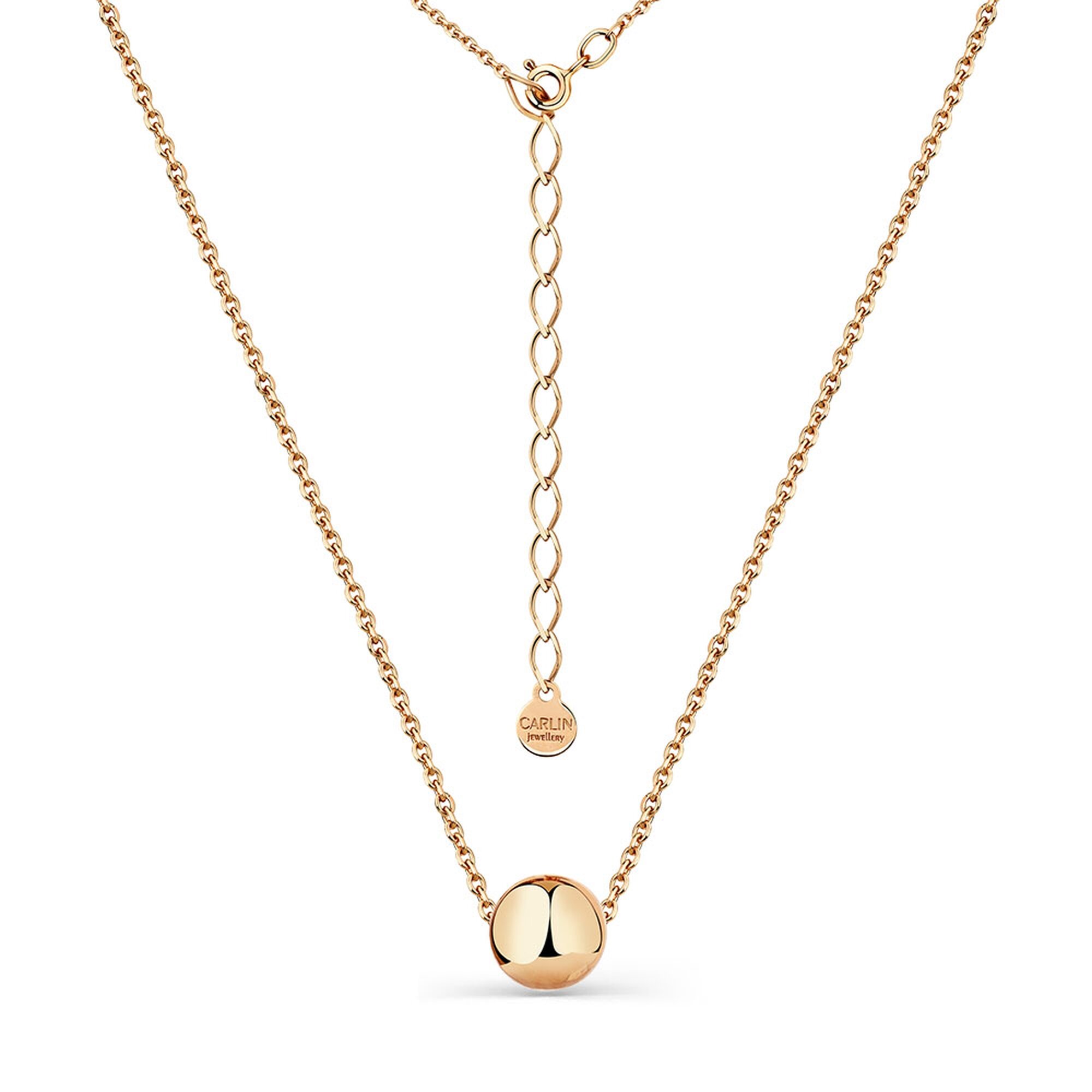 Колье, красное золото, 585 проба