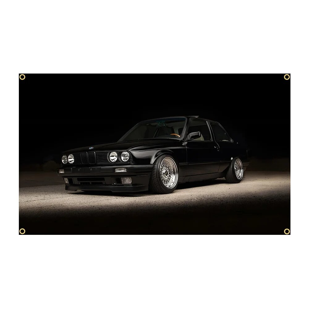 Классический гоночный флаг E Performance из полиэстера Черный, 60 х 90 см, 4 Holes In 4 Corners